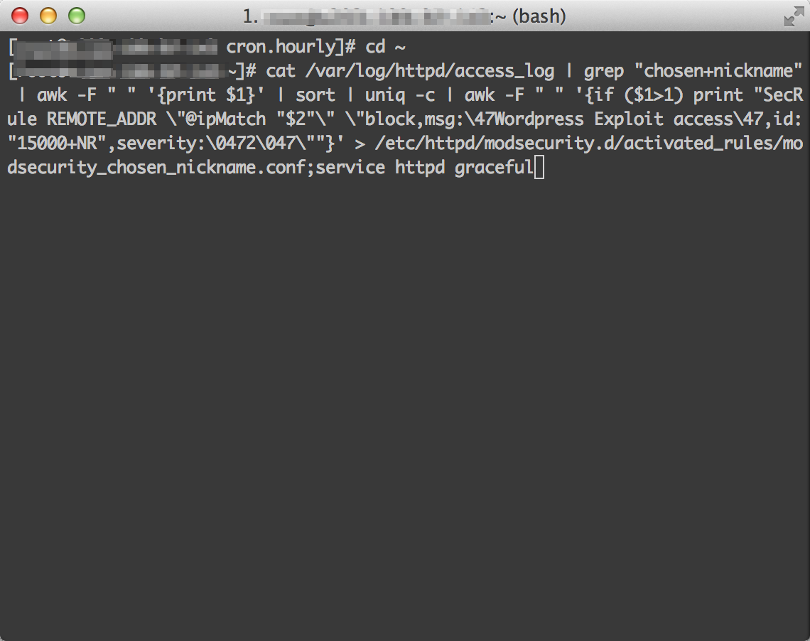 自動でmod_securityのルール作って不正アクセスを防ぐようにしてみた | A-TAK
